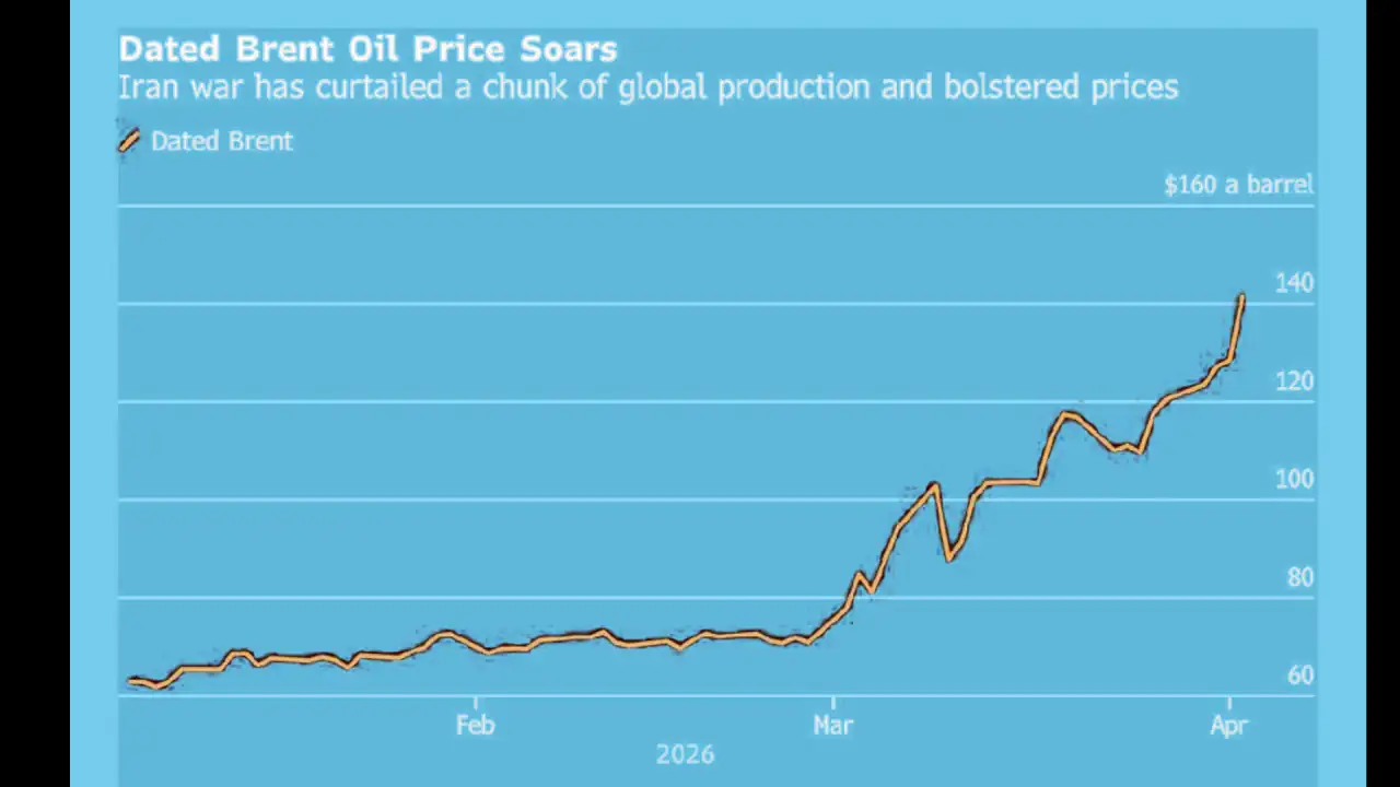 Brent Oil Spot Price for Actual Cargo Soars to $141, Highest Level ...